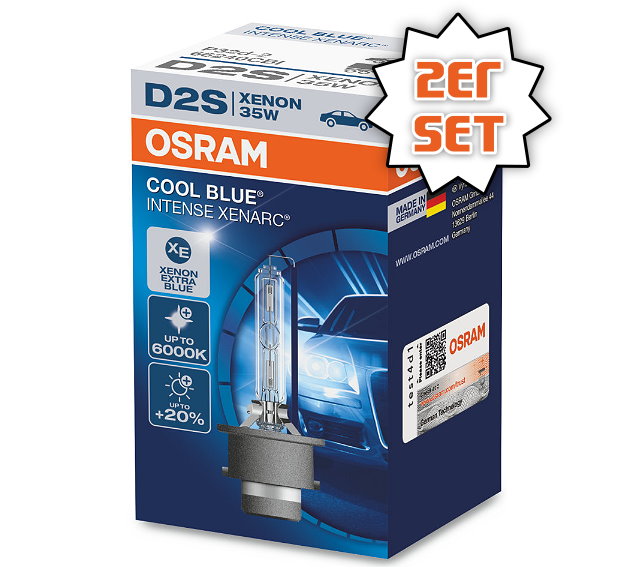 Daylights Austria - Osram D2S Xenon Xenarc Cool Blue Intense 6000K (2Stk.)